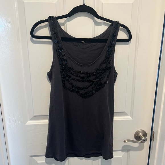 J. Crew | Tops | J Crew Sequin Tank Size Xs | Poshmark